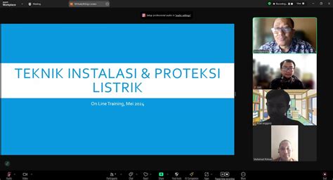 Training Teknik Instalasi Dan Proteksi Listrik Online Gemilang Training