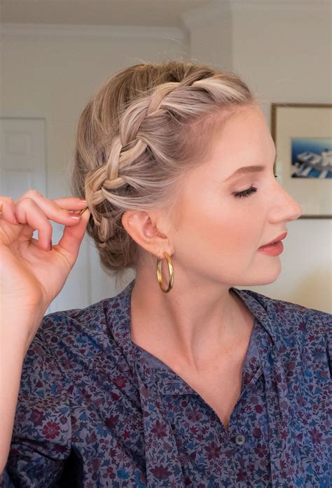 20 Crown Braid Tutorial On Yourself Fashion Style