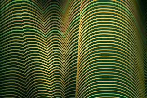Banner Wave Lines Pattern An Abstract Stripe Background Vector Stock Illustration
