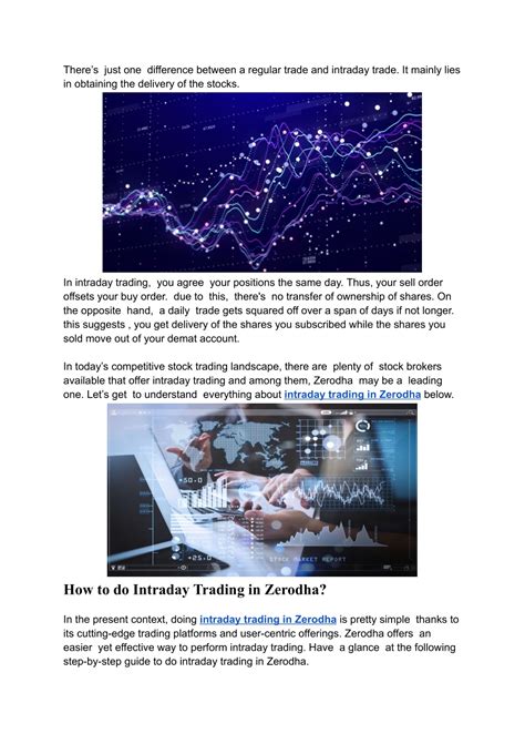 PPT Intraday Trading In Zerodha PowerPoint Presentation Free Download ID