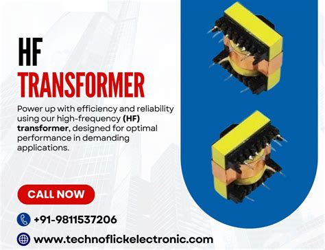 hf transformer manufacturer from new delhi technoflick electronic