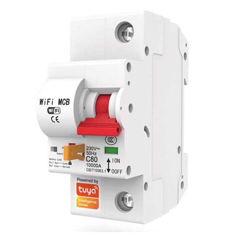 Smart WiFi Switch MCB A V P Breaker Australia