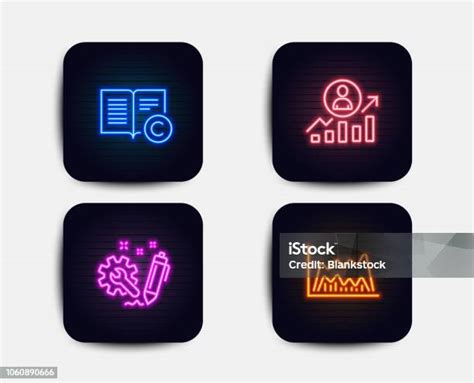 저작권 경력 사다리 및 엔지니어링 아이콘입니다 차트 표시 무역 벡터 경영자에 대한 스톡 벡터 아트 및 기타 이미지 경영자 공학 기사 출판 Istock