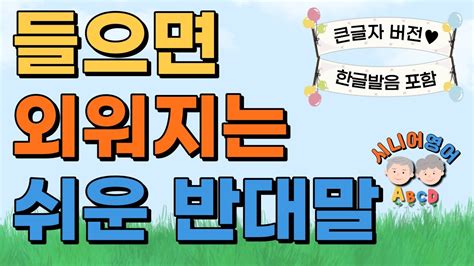 실생활에 유용한 영어 단어 6편 생활영어 30단어 영어회화 영어반복듣기 반의어 생활영어 패턴영어 기초영어단어 Youtube