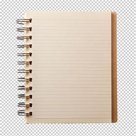 Notebook K On White Background Premium Ai Generated Psd