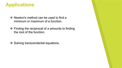 Newton Raphson Method Using C Programming Ppt