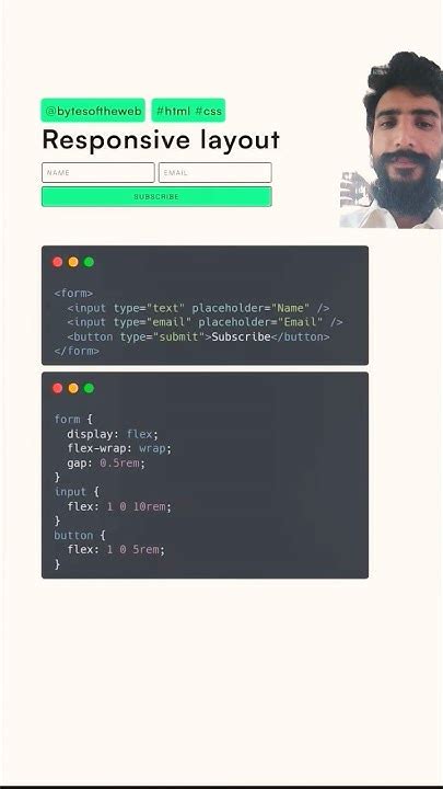 Responsive Layout Flexbox Shorts Coding Youtube