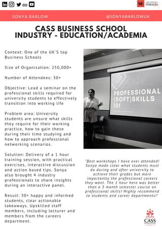 Sonya Barlow Public Speaker Workshop Facilitator PDF