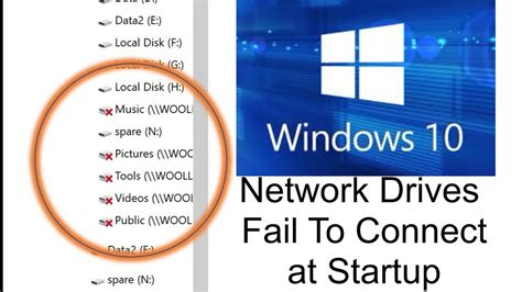 windows 10 mapped drives fail to connect youtube