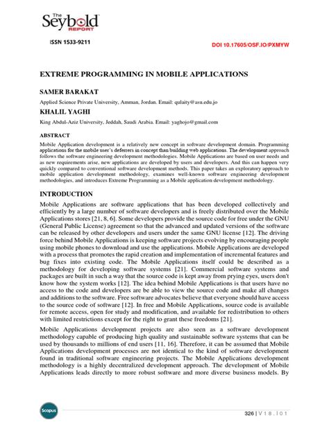 jurnal extreme programming pdf software development process software development