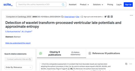 Detection Of Wavelet Transform Processed Ventricular Late Potentials And Approximate Entropy