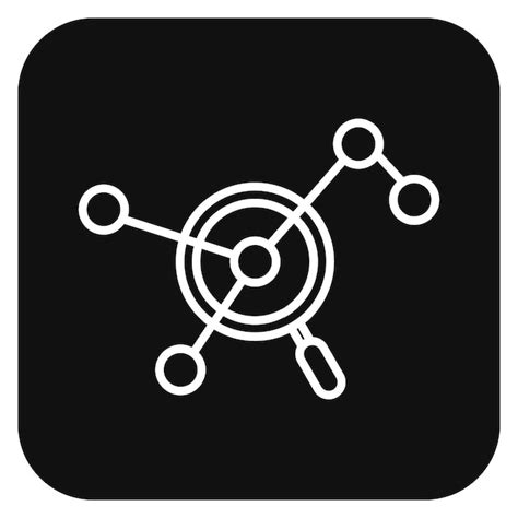 Premium Vector Network Analytics Vector Illustration