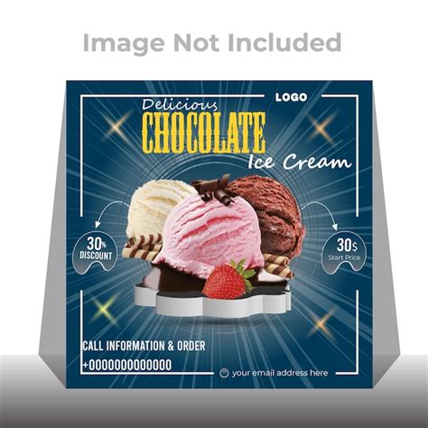 Premium Vector Social Media Icecream Design