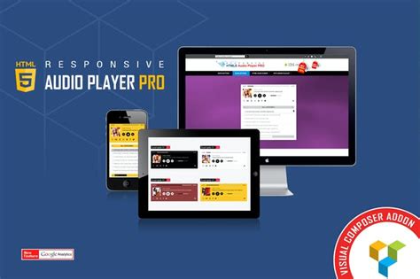 افزونه visual composer addon html5 audio player pro افزونه حرفه ای
