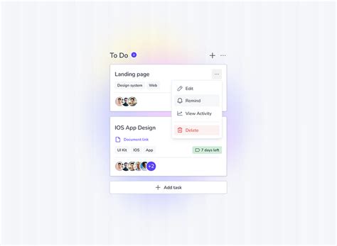 To Do Kanban Ui Design By Serge Fomichev On Dribbble