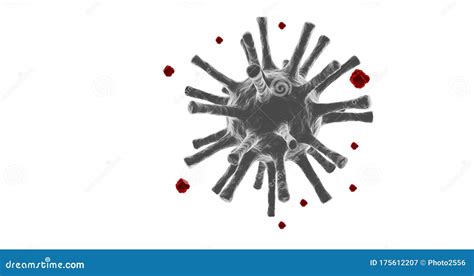 Virus And Bacteria Under Electron Microscope Epidemic Disease Stock Illustration Illustration