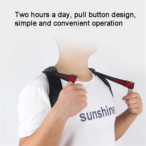 조정 가능한 등받이 자세 교정기는 여성과 남성을 위한 곱사등 벨트를 개선합니다 색상 일반