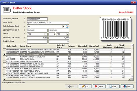 Source Code Persediaan Barang Gratis Source Code Program Aplikasi