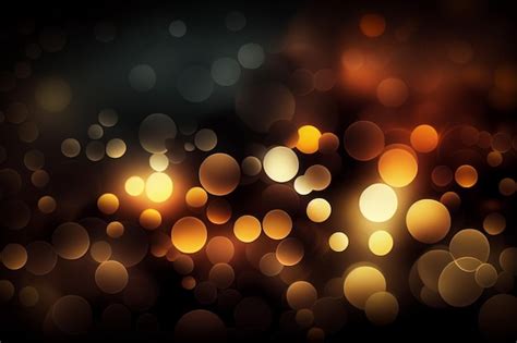 Premium Photo Abstract Bokeh Background Generative Ai