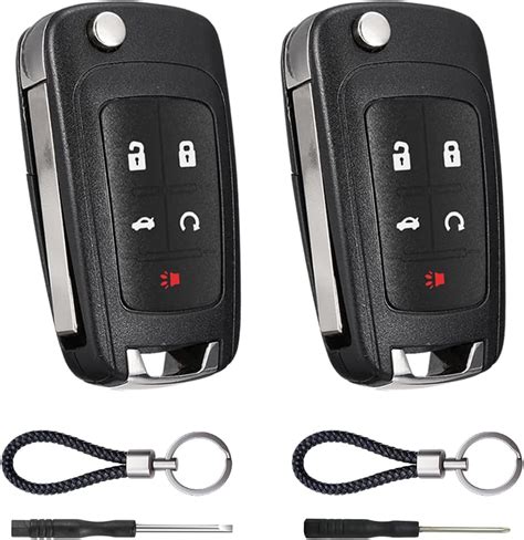 Key Fob Shell Case Replacement Fits For Chevy Cruze Malibu Equinox Sonic Impala Gmc