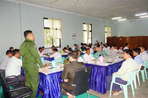 မြို့နယ်စီမံအုပ်ချုပ်ရေးအဖွဲ့နှင့် ဌာနဆိုင်ရာများ၊ ရပ်ကွက် ကျေးရွာအုပ်စု အုပ်ချုပ်ရေးမှူးများ ရပ