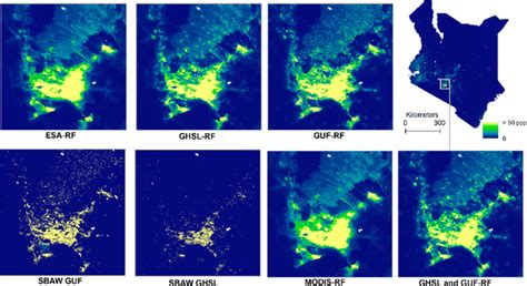 Qualitative Comparison Of The Seven Population Models The Maps