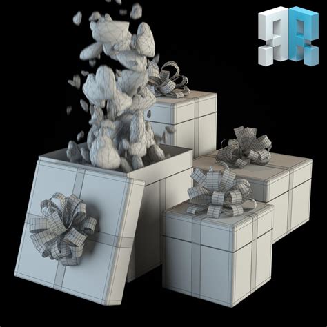 발렌타인 데이 선물 상자 3d 모델 18 Unknown Free3d