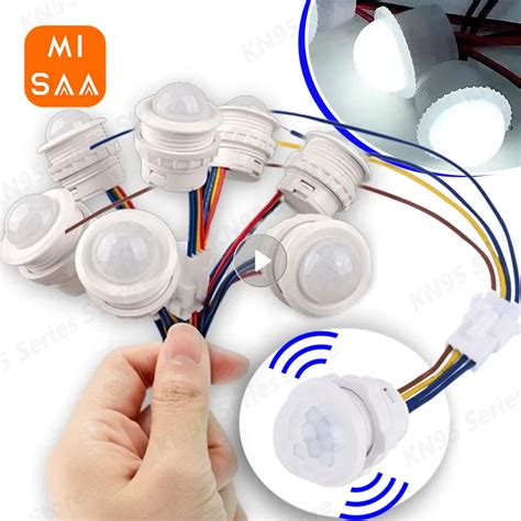 1pc Closet Pir Sensor Detector Lighting Switch 110v 220v Led Pir