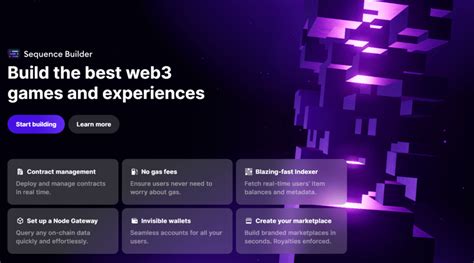 Sequence Introducing Sequence Builder The Worlds First All In One No Code Platform For Web3