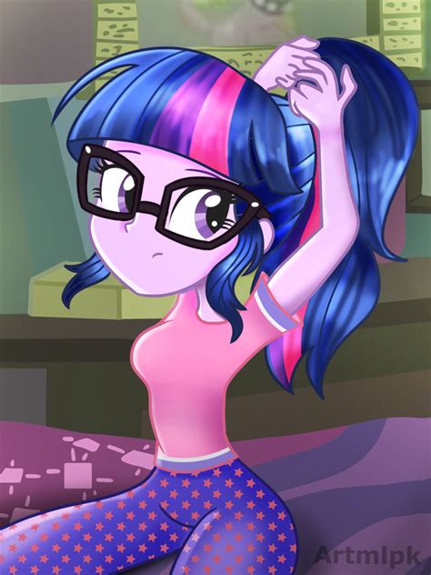 Safe Artist Artmlpk Sci Twi Twilight Sparkle Equestria Girls G Adorable F