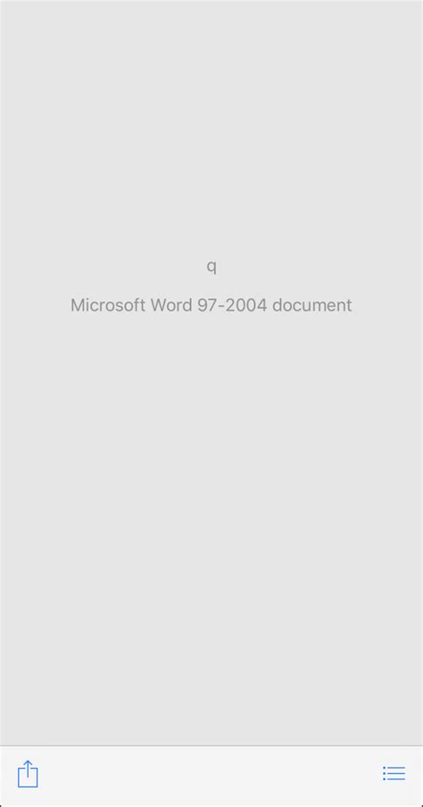 Ios How To Display Doc Files In Qlpreviewcontroller Swift Language