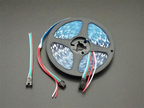 ws2812b addressable rgb led strip 5m 300 leds protosupplies