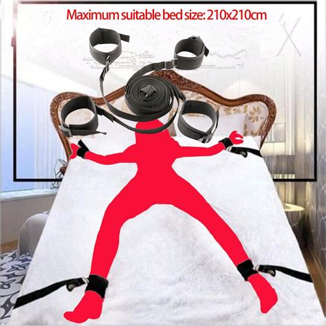 Bdsm Universal Size Bed Bondage Straps Bed Sm Games Handcuffs Ankle
