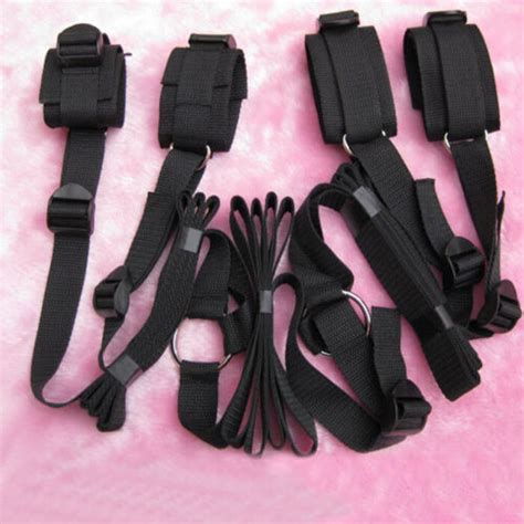 Bondage Stainless Steel Frame Furniture Handcuffs Ankle Cuffs Restriant