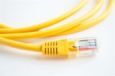 Ethernet Cable For Connect To Wireless Router Link To Internet Service Provider Internet Network