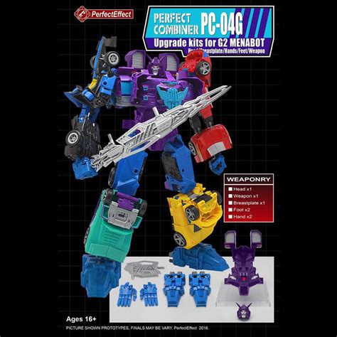 Perfect Effect Pc 04g Perfect Combiner Upgrade Set For G2 Menasor