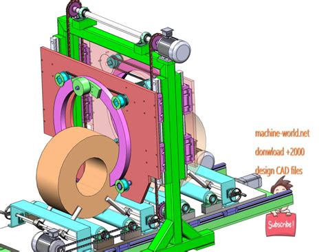 Industrial 3d Model Wire Wrapping Machine Machine World