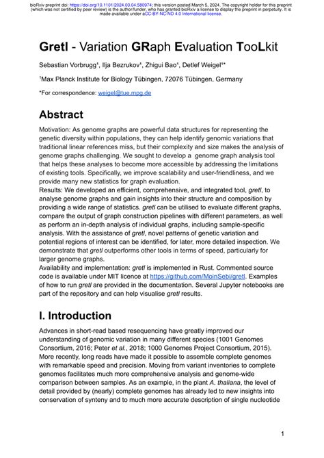 Pdf Gretl Variation Graph Evaluation Toolkit