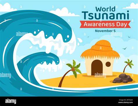 Landscape Sea Waves Hitting On Stock Vector Images Alamy