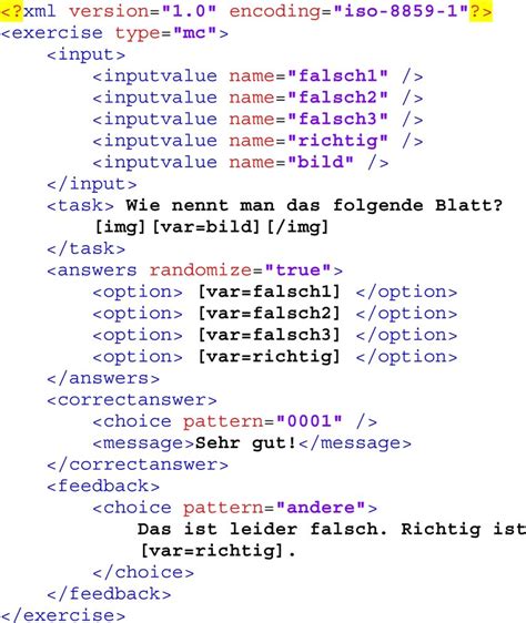 Sample Definition Of An Item Template As Xml File Used By Jack The