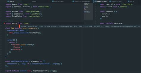 Javascript Cannot Import My Store File Into Appjs Error Store Should Be Listed In The