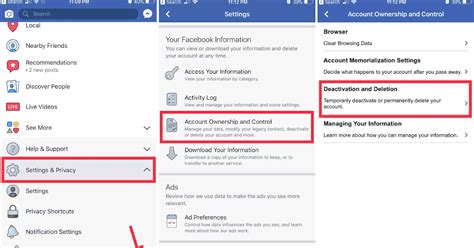 How To Deactivate Facebook Account Facebook Deactivate