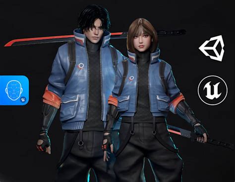 Upload Custom Iclone Reallusion Cc4 Model 3d Character Model For Printing Game By Bashir Aswad