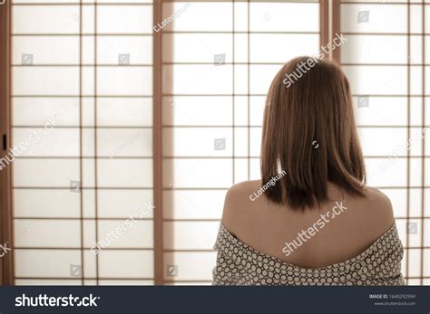 Sexy Girl Wearing Yukata On Lower Stock Photo Shutterstock