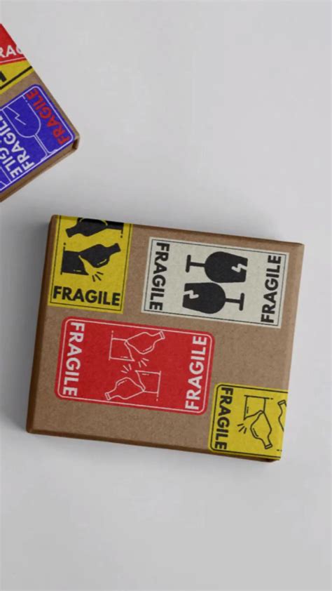 Fragile Stickers With Creative Design For Your Packaging
