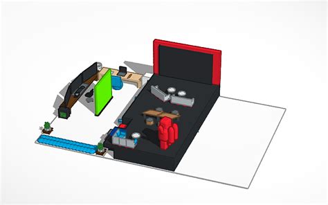 3d Design Gaming Setup Best Tinkercad