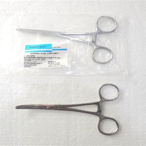 Jual Rochester Pean Haemostatic Forcep Curve 14cm Marwa Klem Anatomi