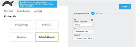 Schedule Form Submission Exports In Wordpress Ninja Forms