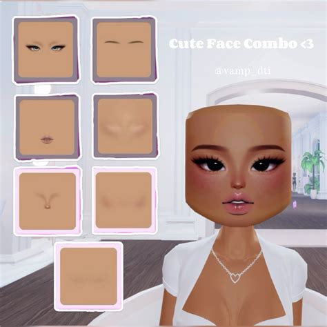 9 Dti Faces Ideas Dress Makeup Aesthetic Roblox Royale High Outfits