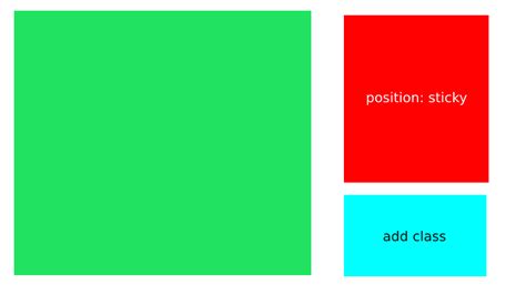 Javascript How To Add Class To Block Under Position Sticky Stack